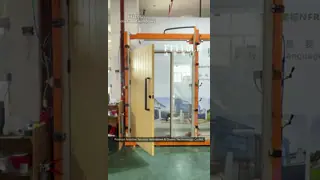 australian standard entry door with soundproof and thermal insulation in modern minimalist style