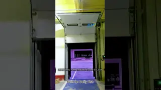 sus 304 stainless steel industrial lift-up door for large industrial facilities
