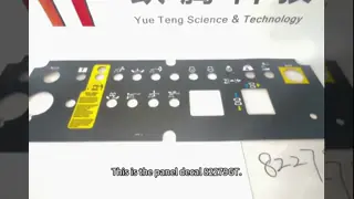 platform control panel decal 82279gt compatible with genie z-45/25 z-45/25j dc & bi-energy