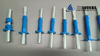 high strength pultruded rod fiberglass frp wall thermal insulation connector pin