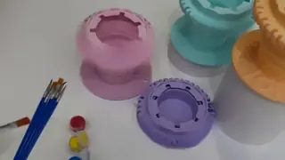 paint brush cleaner - foldable silicone paint brush cleaner rinse cup with palette and 40 brush