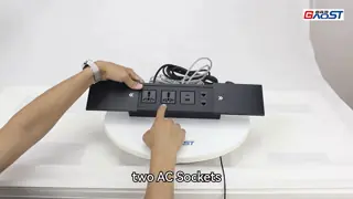 multifunctional rj45 office desk power outlet plug sockets for conference room