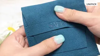 microfiber jewelry dust bag snap button bag with insert pad