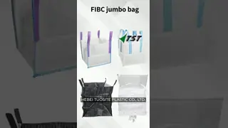 heavy duty bulk big bag with open top and reinforced loops