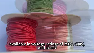 afr250-3 ptfe taped wire silver plated copper 600v flexible heat resistant for communication