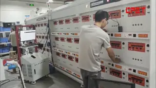 custom energy storage power aging test frame with trolleys