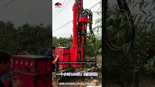 pneumatic 200 meters crawler drilling rig for water well drilling