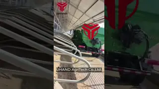 140hp straw bedding machines for barn distributing various bedding materials