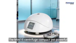 mini15 laboratory benchtop mini centrifuge with 15,000 rpm brushless motor and nano ceramic coated