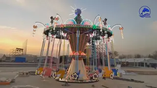 16 seat angel carousel swing ride amusement park kiddie rides 3.5w