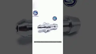 custom cnc machining stainless steel pneumatic valve connector with high durability for industrial