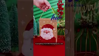 magic flame christmas card box interactive burning greeting card with candy storage kraft paper gift