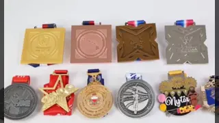 die casting sport day metal award embossed powerlifting metal medal