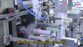 hollow cup motor winding machine with automatic winding 6000 rpm and 0.015 mm