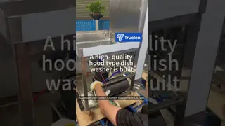 steel construction commercial dishwashing machine free standing high efficiency low noise