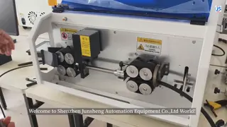 hr-35st wire cut machine with 7 inch plc screen high speed steel blade and 8 wheels driving