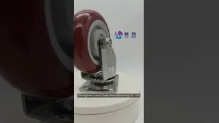 stainless steel castors pu polyurethane medium-duty single 3 inches ball casters for bakery racks