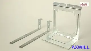 telescoping mounting box bracket support 16 inch 24 inch steel pre galvanized prefab system