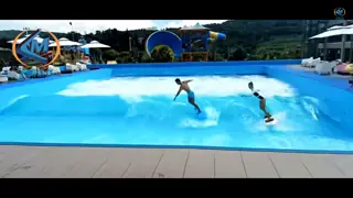 fixed type wave surf pool 19x6m thrilling for adults teenager