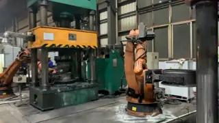 used industrial abb wooden edge milling robot grinding machine abb6640-130 3.2