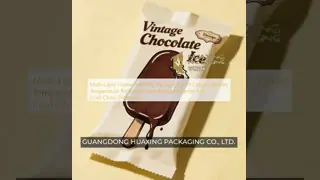 oem brand frozen popsicle packaging pouch high gloss surface moisture barrier