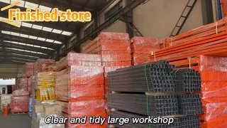 heavy duty double deep pallet rack  steel industrial pallet shelves for warehouse