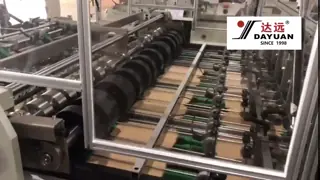 high precision triple lanes carton erecting machine with servo control system model l1350/3-a