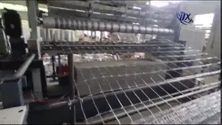 wrap around 25 times 2.4m fixed knot fence machine , fencing net making machine