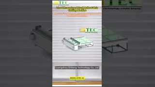 ultrasonic&crush 2in1 roller blind fabric cutting machine with automatic measuring stop