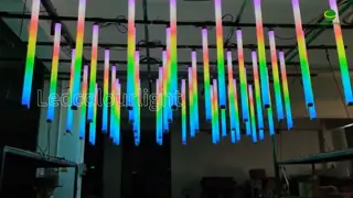 ip65 waterproof 50mm dc24v spi dmx512 rgb 3d led pixel tube light for stage events