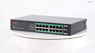 18 port gigabit poe switch unmanaged with 30w per port plug and play design