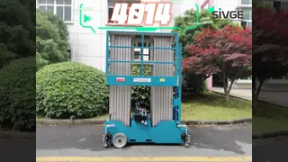 10m-18m mast lift platform height hydraulic aerial work platform boom lift