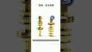 high precision cnc machined brass fastener, brass screw for equipment assembly connection