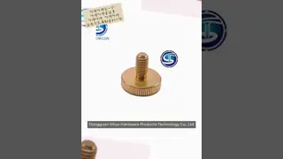 brass adjustment nut, depth control knob mechanical fitting part