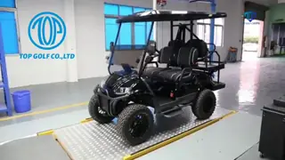 acrylic / perspex / lucite / plastic 2 seater battery golf carts 48v / 4kw