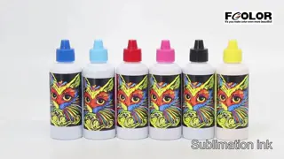 fcolor excellent vibrant kcmy pk gray sublimation ink for epson ecotank et 8550 8500