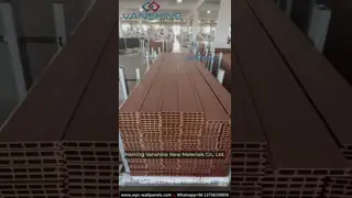 160mm*20mm co extrusion wpc fence ultra durable cap stock