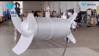 cast-iron submersible mixer for sludge storage tanks and small anaerobic tank wastewater treatment