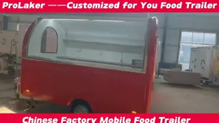 multi function outdoor mobile food trailer for street bbq or fast food