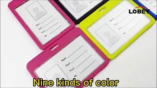 silicone uhoo business card holder lanyard waterproof sublimation plastic custom