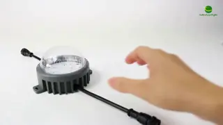outdoor ip68 100mm dc24v dmx rgb led pixel dot light for facade landscape
