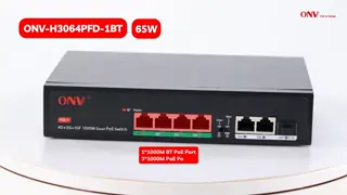7-port gigabit poe switch with 60w poe++ port, watchdog function, and 250m extended range