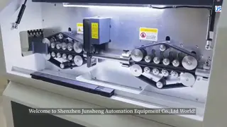 industrial wire stripping machine with 7 inch plc screen and high speed steel blade