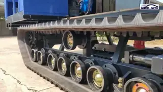 4 tons side dumping tracked dumper heavy duty material transport forestry machinery