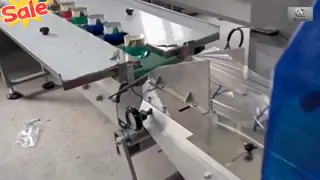 220v pillow type packing machine 3.6kw high speed pillow packing machine 40bags/min - 200bags/min