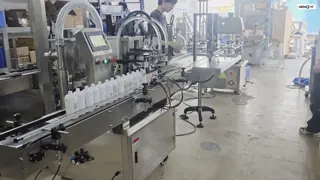 double head fixed automatic liquid filling machine 10–1000ml bottle filler