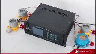 k1000 series gas detector controller used in monitoring room 8/16/32 channel