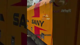 sany hbt9028ch  diesel trailer mounted concrete pump with 2 × 180 kw rated power