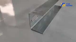 20*10 zinc aluminum magnesium perforated unistrut slotted c channel steel