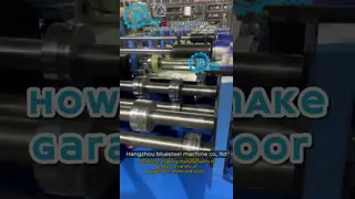 industrial roller shutter door machine with plc control system and 10-20m/min speed